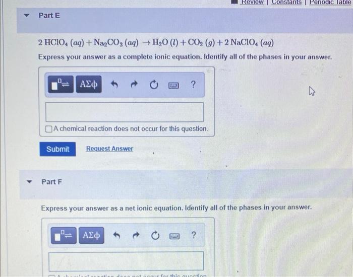 Solved rate balance complete ionic and net ionic equations | Chegg.com