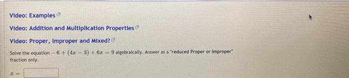 Solved Video: Examples Video: Addition and Multiplication | Chegg.com