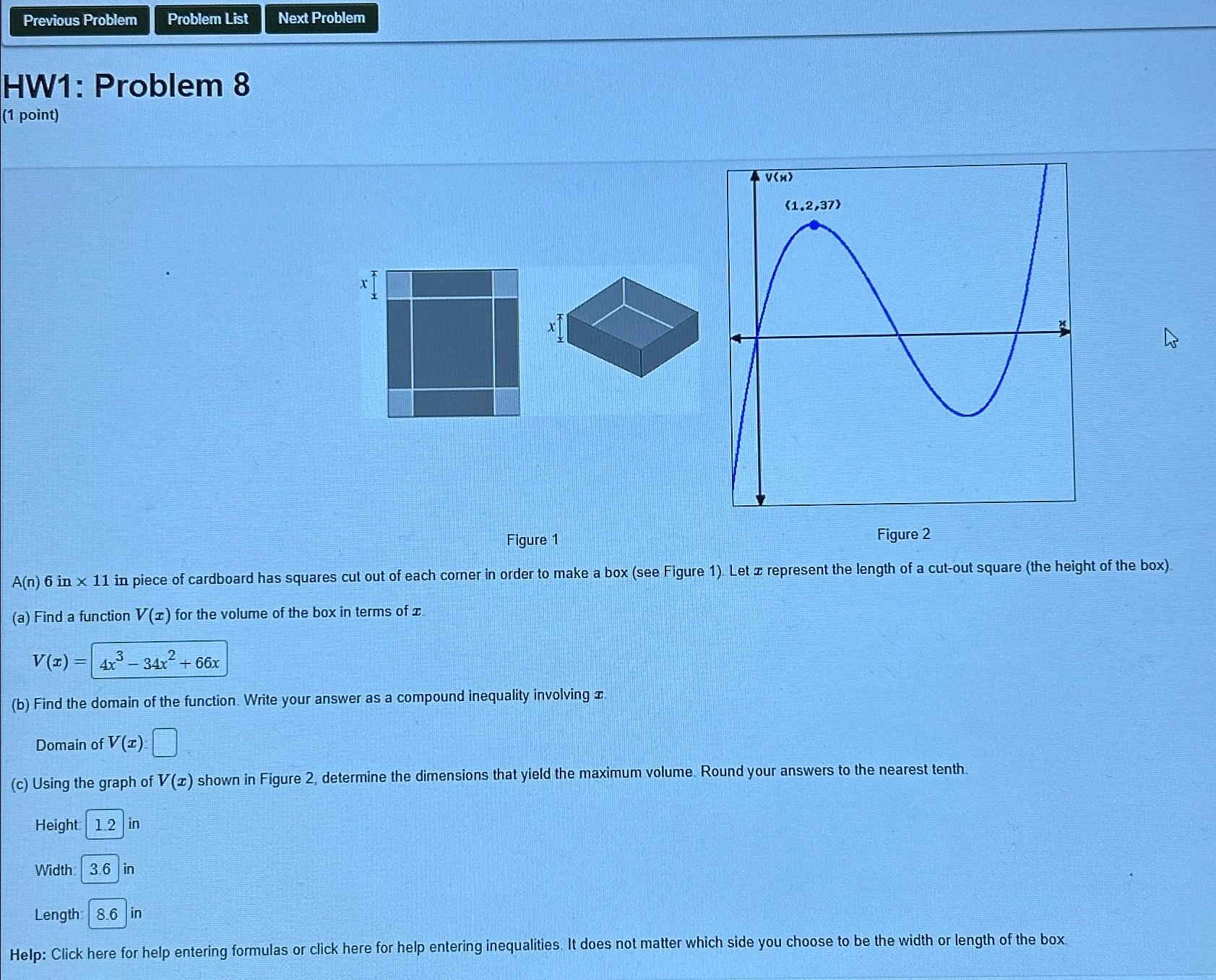 Solved HW1: Problem 8(1 ﻿point)Figure 1Figure
