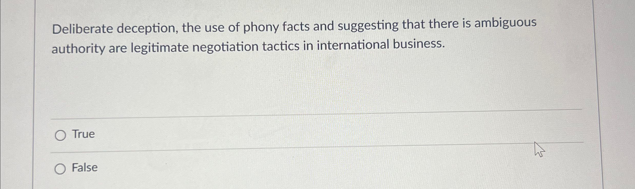 Solved Deliberate deception, the use of phony facts and | Chegg.com