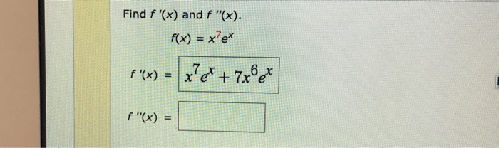 Solved Find the derivative of f(x) = (1 + 4x2)(x - x?) in | Chegg.com