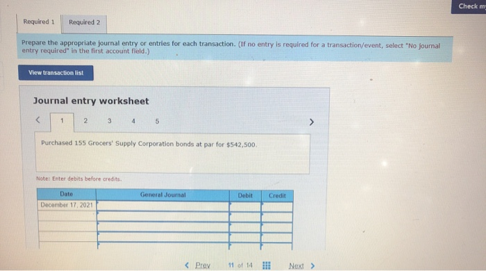 Solved Exercise 12-7 (Algo) Various transactions relating to | Chegg.com