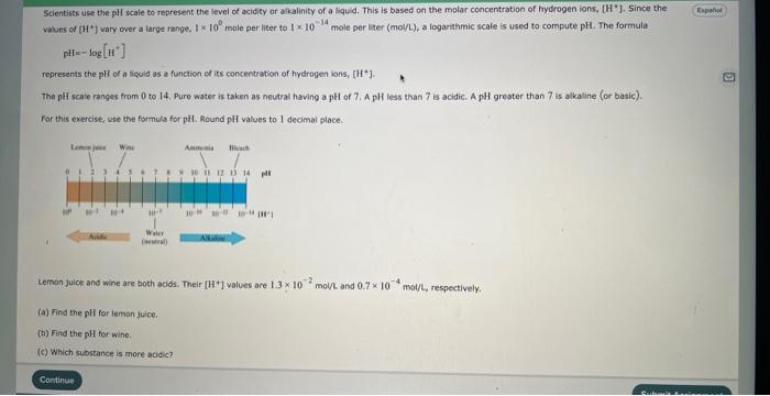Solved FHe =−lng[H2] fipyfind the pit fro suine.Scientists | Chegg.com