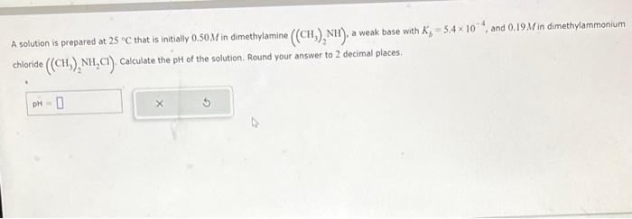 Solved A. solution is prepared at 25∘C that is initially | Chegg.com