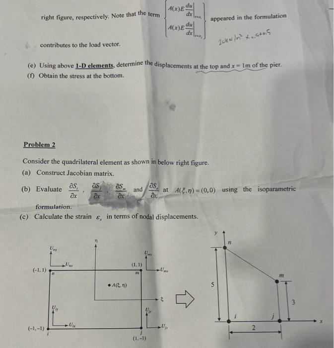 Solved A concrete pier in an airport with variable cross | Chegg.com