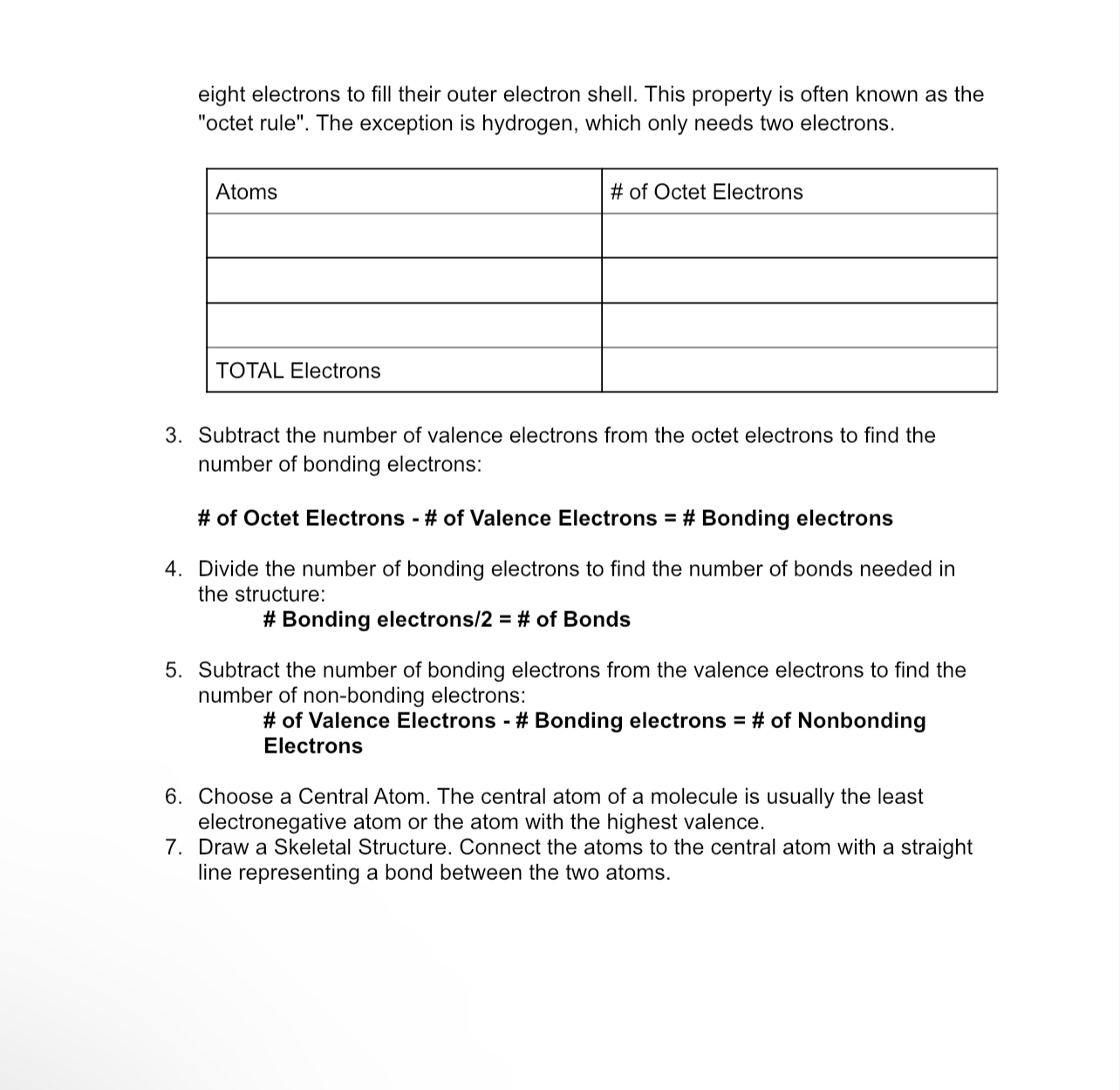 Solved eight electrons to fill their outer electron shell. | Chegg.com