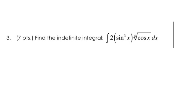 Solved 1. 17 pts.) Find the indefinite integral: sec°5x | Chegg.com