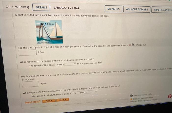 Solved 14. [-14 Points) DETAILS LARCALC11 2.6.024. MY NOTES | Chegg.com Solved 14. [-14 Points) DETAILS LARCALC11 2.6.024. MY NOTES | Chegg.com