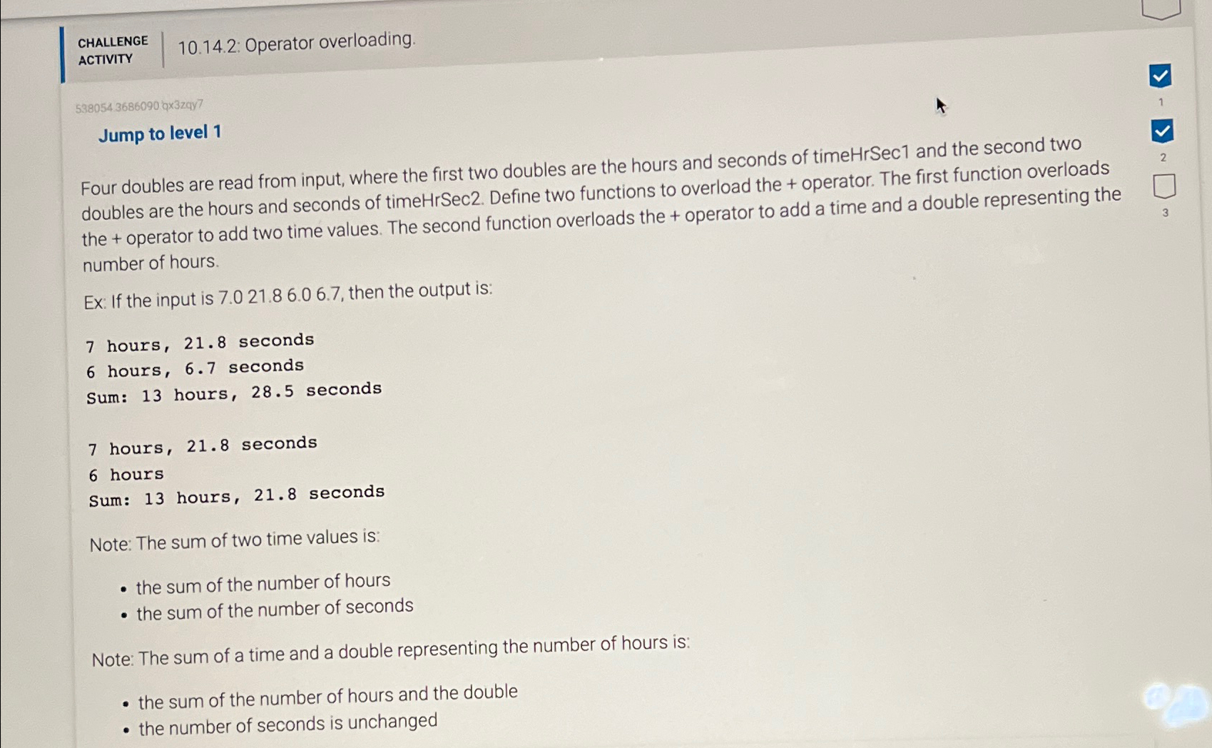 Solved CHALLENGE\\n10.14.2: Operator | Chegg.com