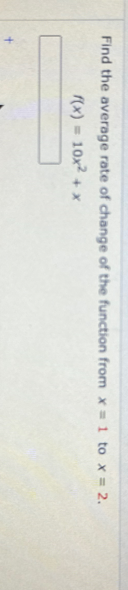 Solved Find the average rate of change of the function from | Chegg.com
