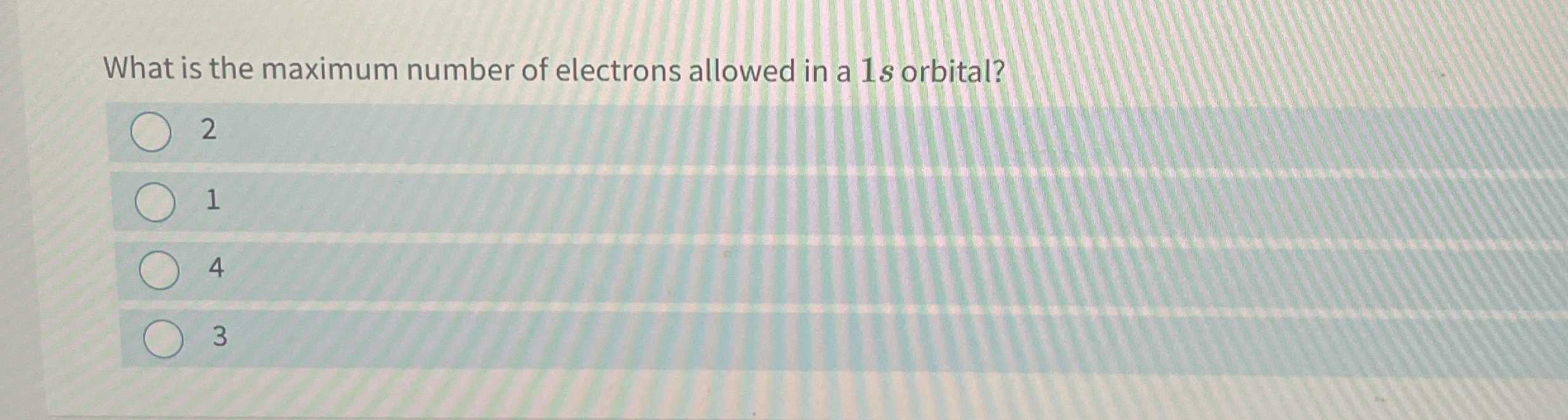 Solved What is the maximum number of electrons allowed in a | Chegg.com