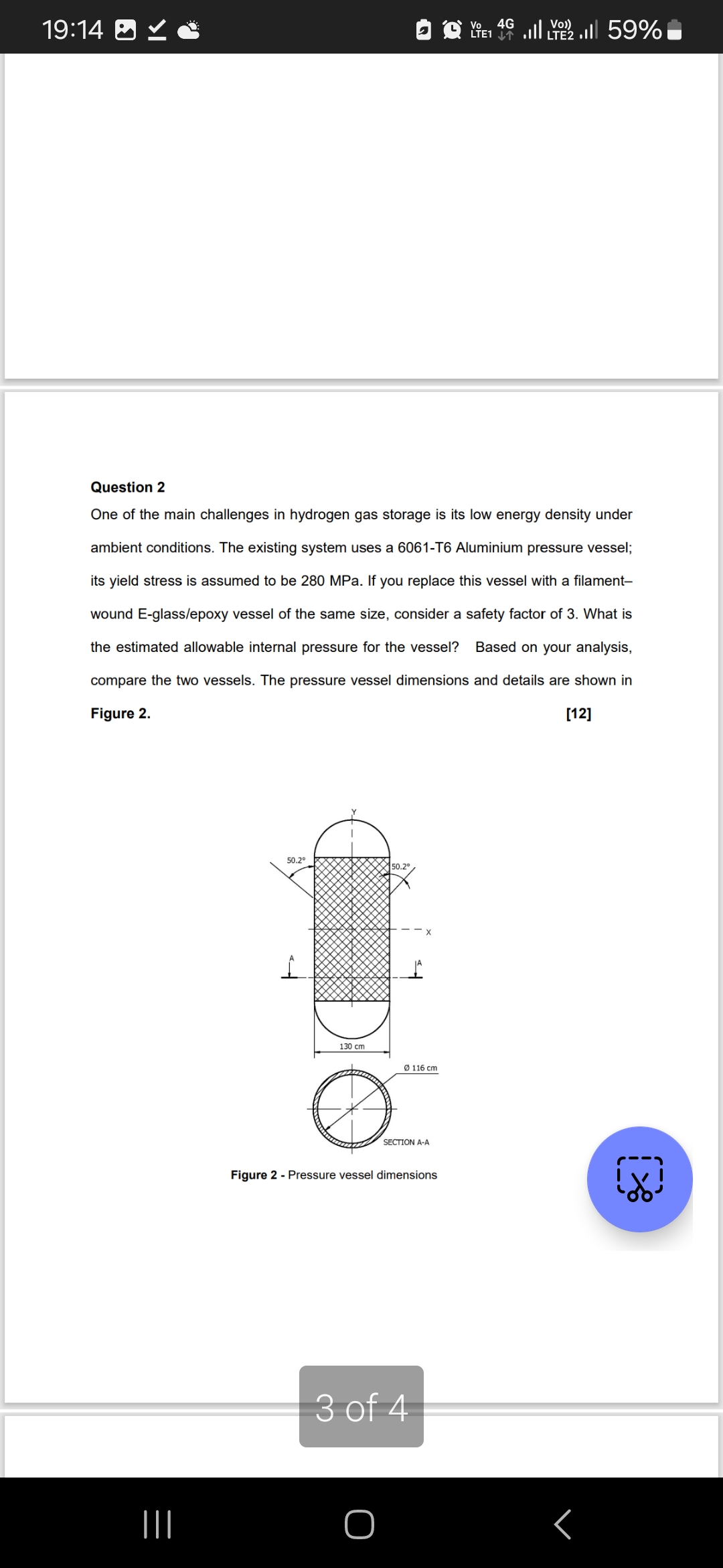 Solved Question 2 ﻿One of the main challenges in hydrogen | Chegg.com