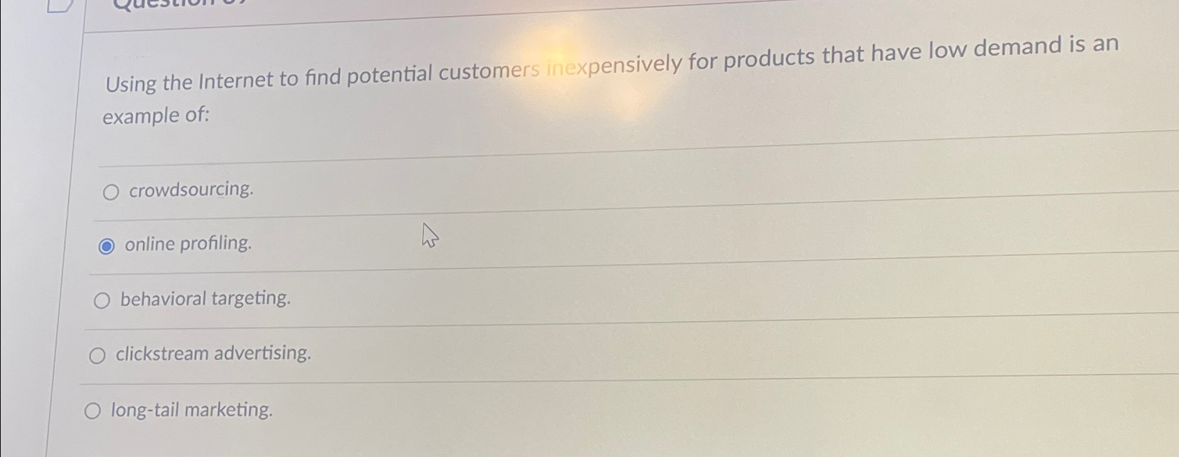 Solved Using the Internet to find potential customers | Chegg.com