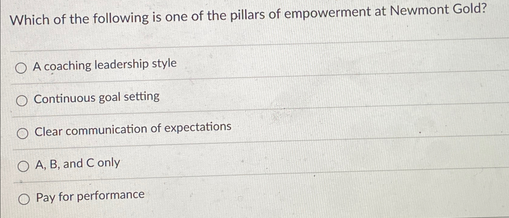 Solved Which of the following is one of the pillars of | Chegg.com