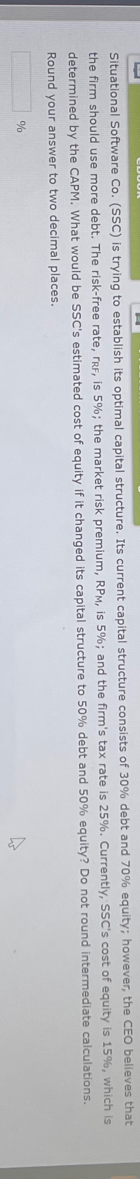 Solved Round your answer to two decimal places.% | Chegg.com