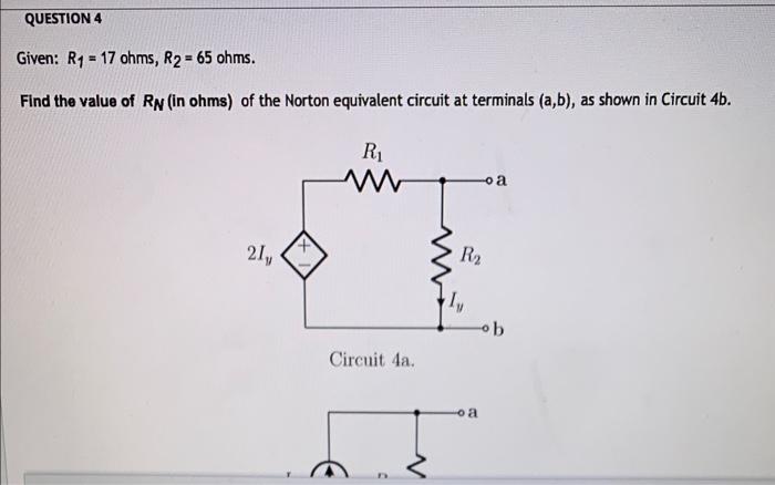Solved Given: R1=17 ohms, R2=65 ohms. Find the value of RN | Chegg.com