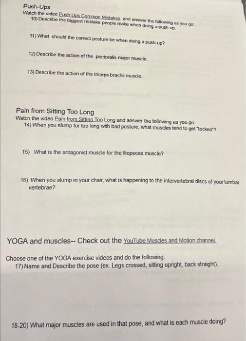 Solved In this activity, you will watch several videos from | Chegg.com