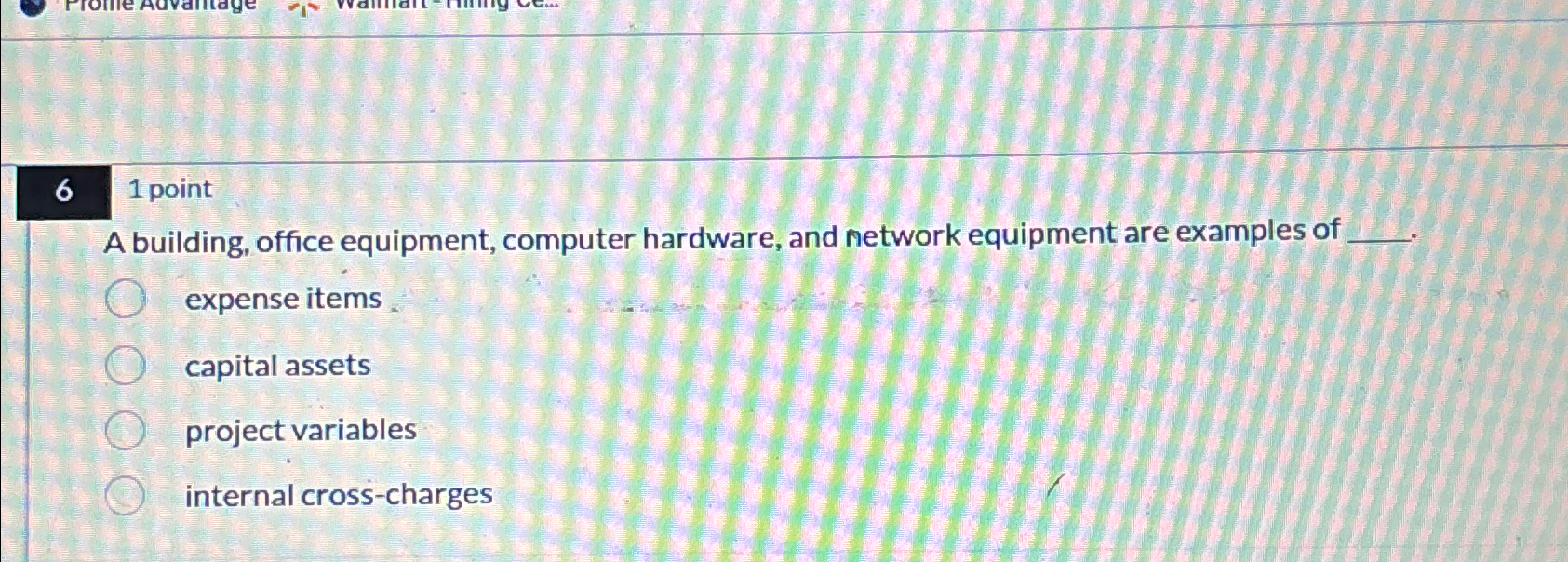Solved 61 ﻿pointA building, office equipment, computer | Chegg.com