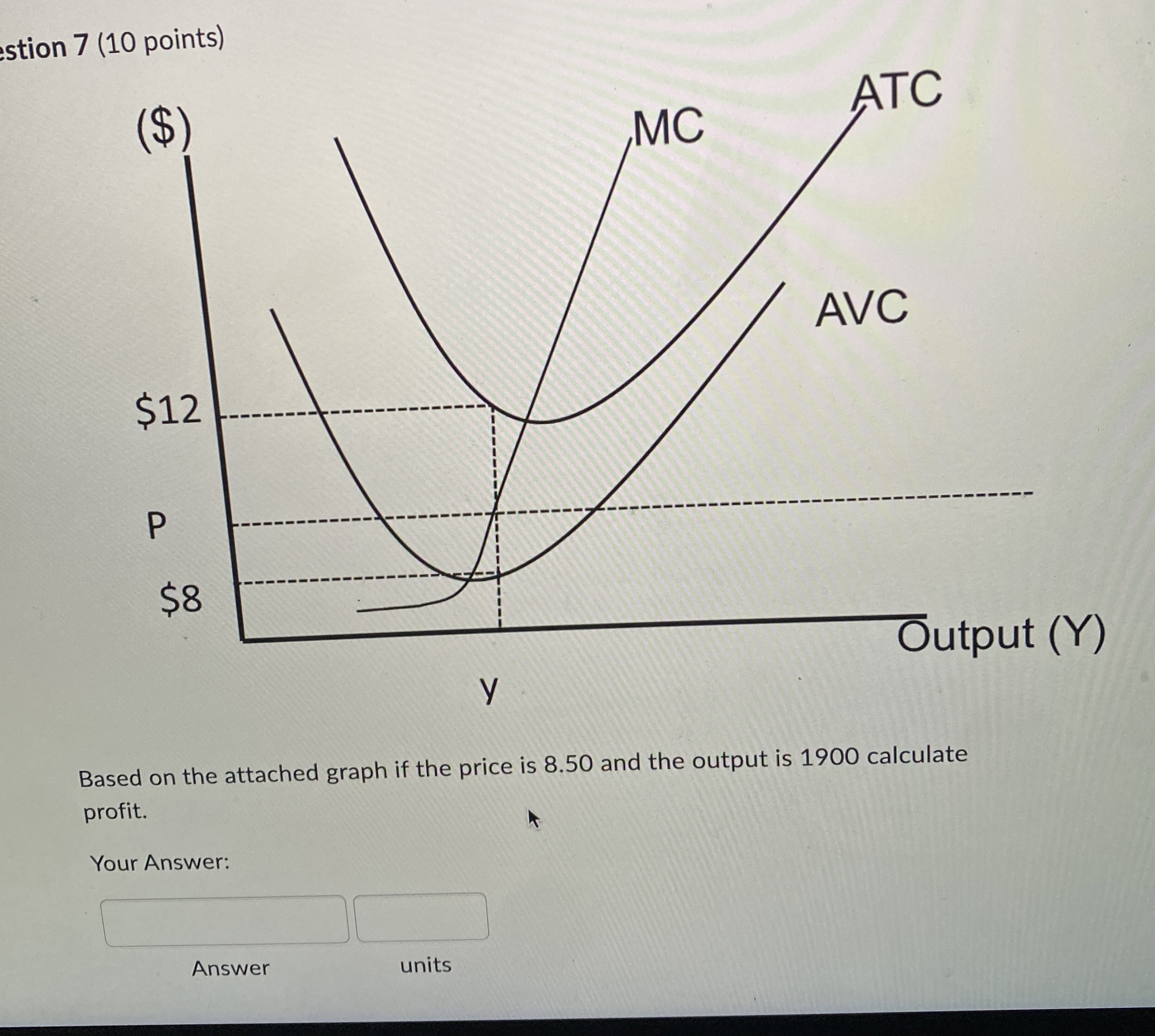 Solved stion 7 (10 ﻿points)Based on the attached graph if | Chegg.com