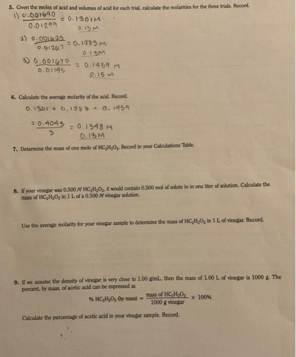 [Solved]: Question 7 + 8 + 9 calculations are questions