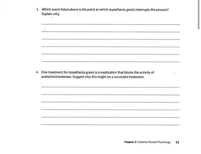 Solved 3. Describe the sequence of events starting from the | Chegg.com
