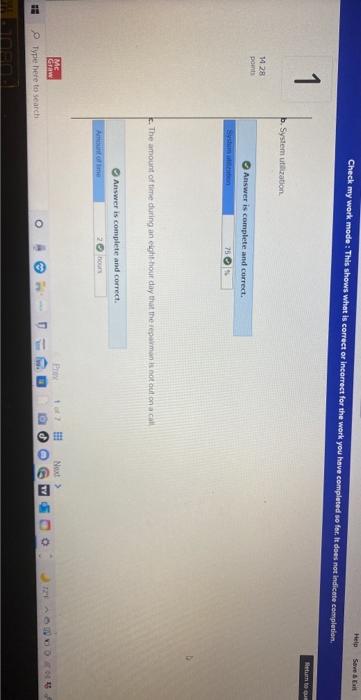 Solved Pepair calls ate handled by one repairnan at a | Chegg.com
