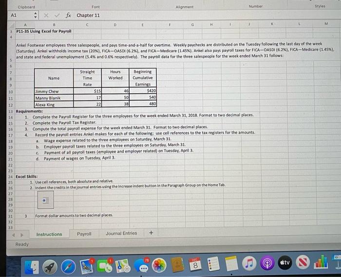 Solved Alignment Number Styles Clipboard Font A1 4 xfx | Chegg.com