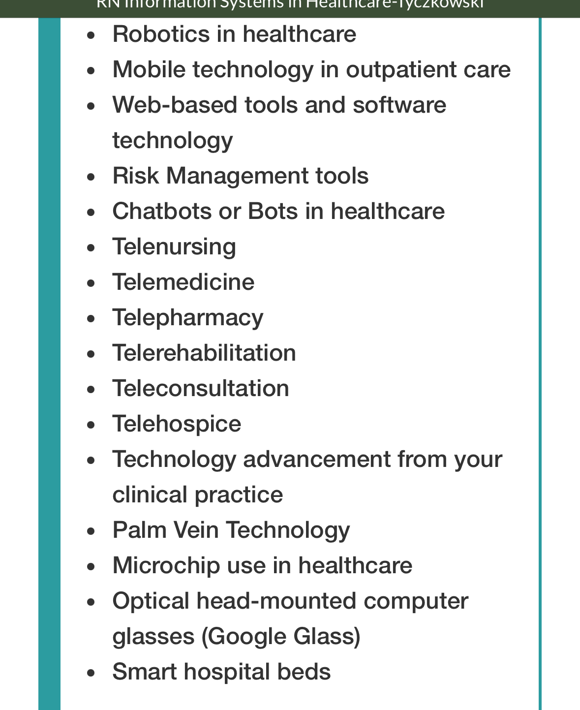 Solved 5:20Discussion DetailsRN Information Systems in | Chegg.com