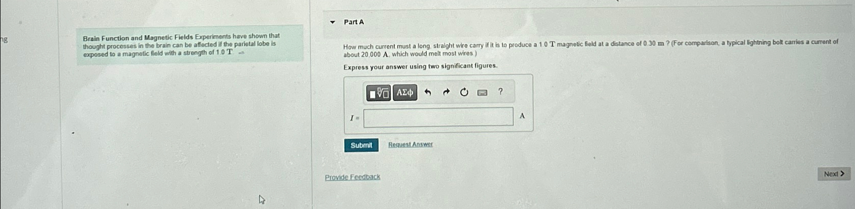 Solved Brain Function and Magnetic Fields Experiments have | Chegg.com