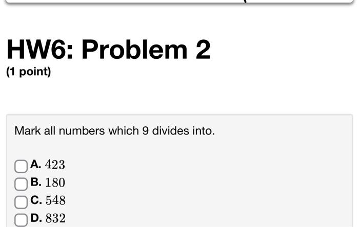 Solved Determine The Greatest Common Divisor And The Least