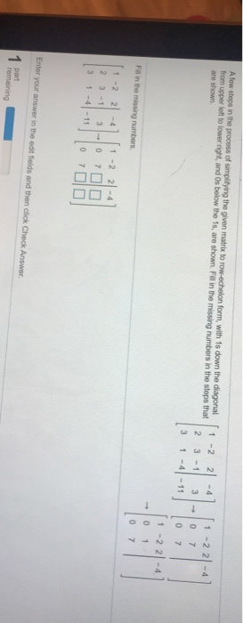 Solved A few steps in the process of simplifying the given | Chegg.com