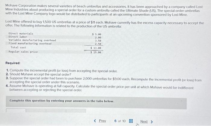 Solved Total cost Regular sales price $19.00$13.00 Required: | Chegg.com
