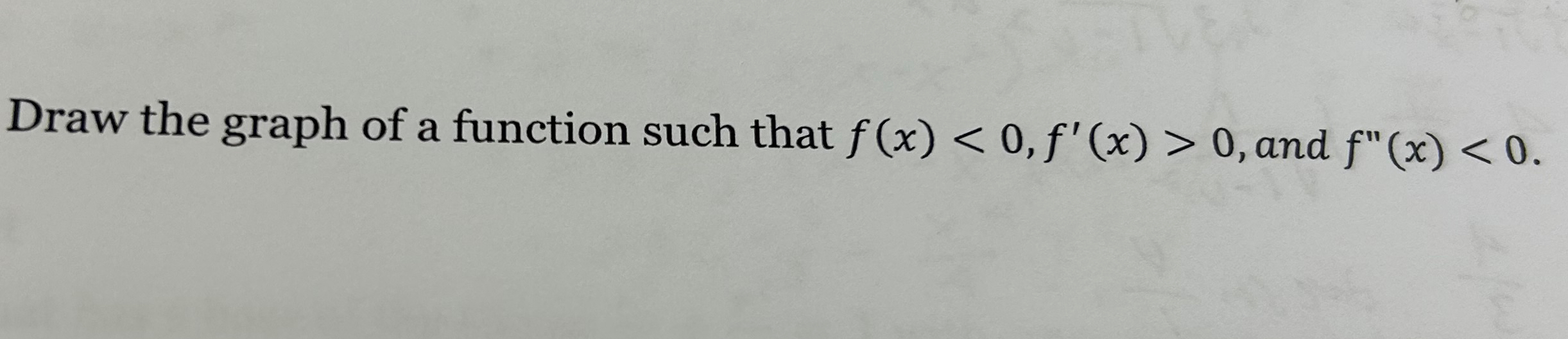Solved Draw the graph of a function such that | Chegg.com