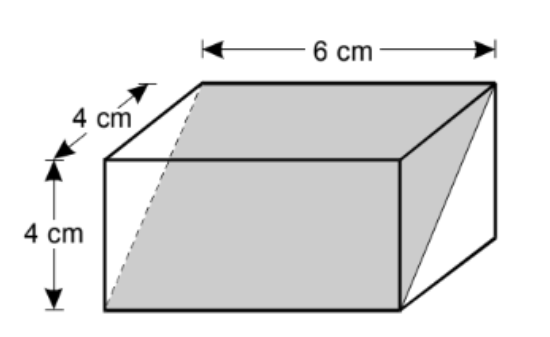Solved #44 - ﻿A rectangular solid is intersected by a plane | Chegg.com