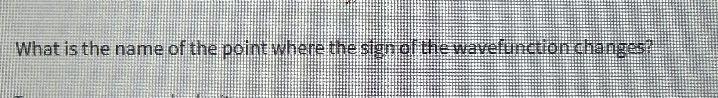 Solved What is the name of the point where the sign of the | Chegg.com