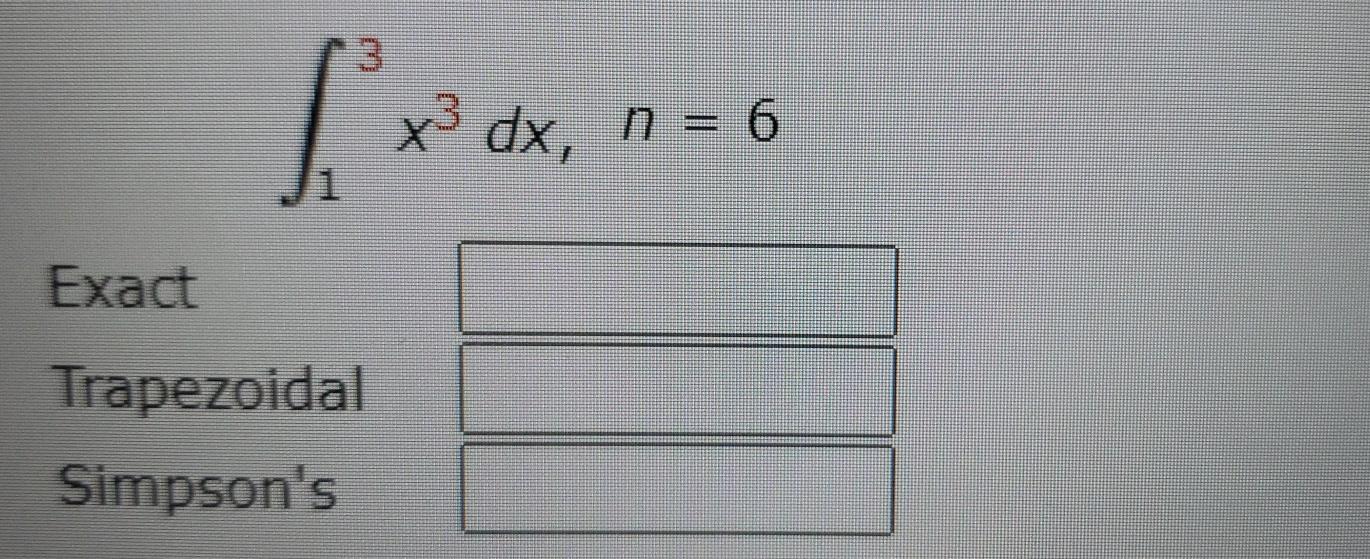 Solved Use the Trapezoidal Rule and Simpson's Rule to | Chegg.com