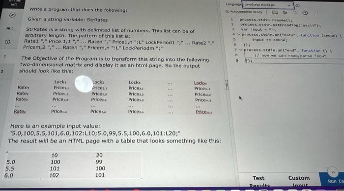 Solved Write a program that does the following: Given a | Chegg.com