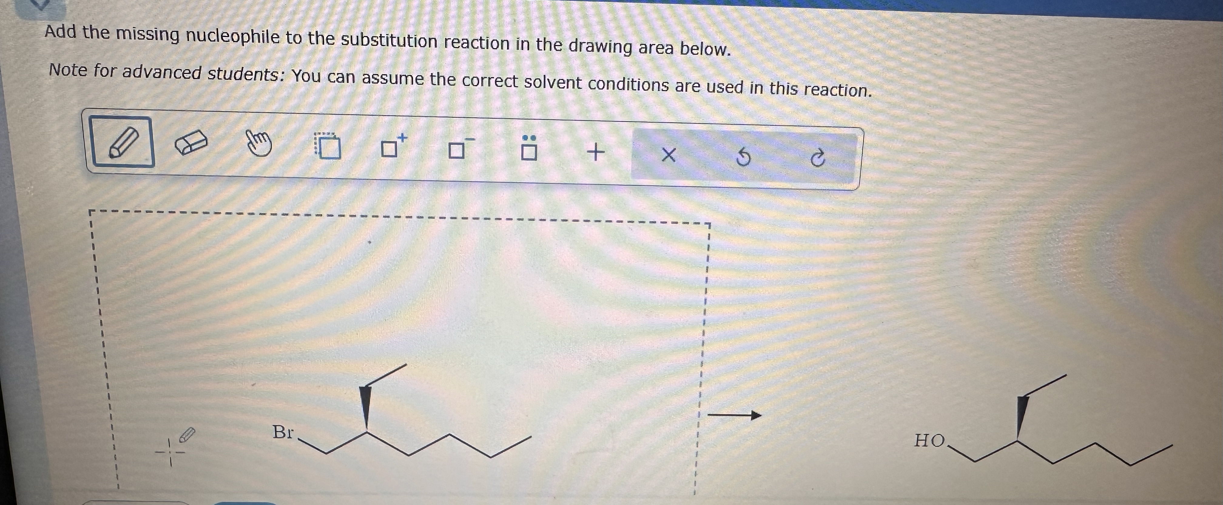Solved Add the missing nucleophile to the substitution | Chegg.com