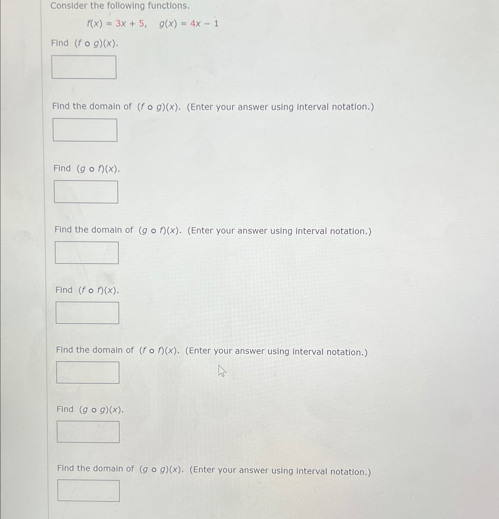Solved Consider the following | Chegg.com