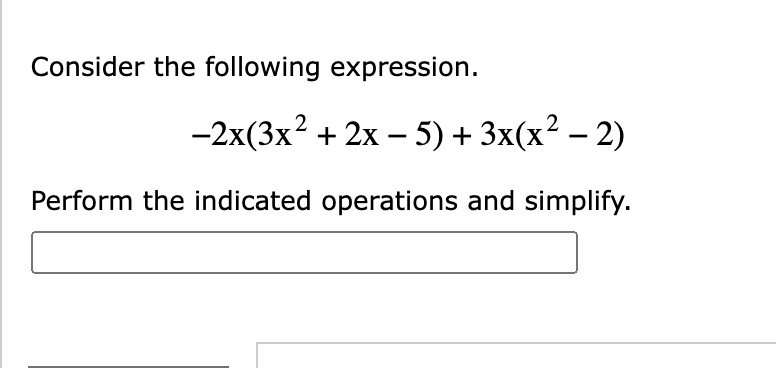 Solved Consider the following | Chegg.com