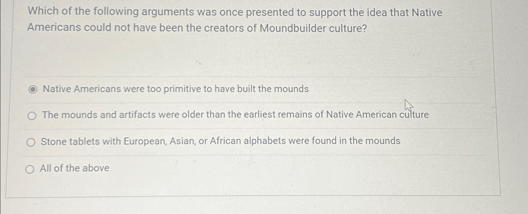 Solved Which of the following arguments was once presented | Chegg.com