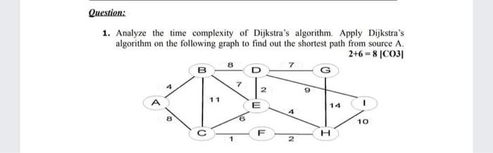 Solved Question: 1. Analyze the time complexity of | Chegg.com