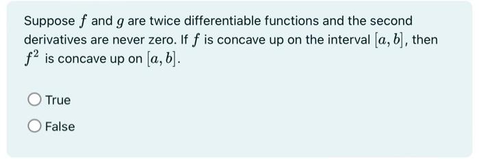 Solved Suppose f and g are twice differentiable functions | Chegg.com