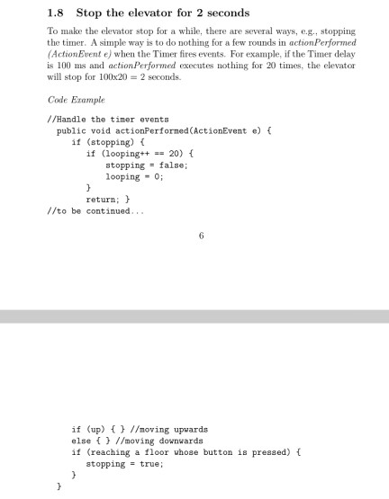1 Elevator Simulation In this assignment, you are | Chegg.com