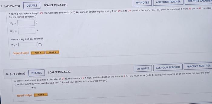 Solved MY NOTES ASK YOUR TEACHER PRACTICE ANOTHER 1. (-/1 | Chegg.com