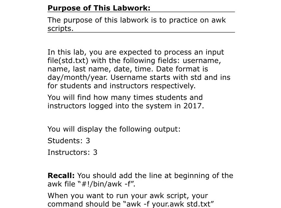 Solved Purpose of This Labwork:The purpose of this labwork | Chegg.com