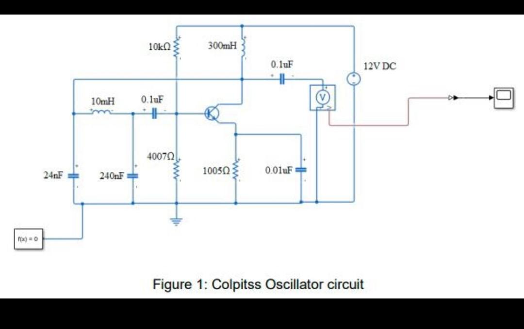 Solved 3.0 QUESTION Design a Colpitss oscillator circuit | Chegg.com