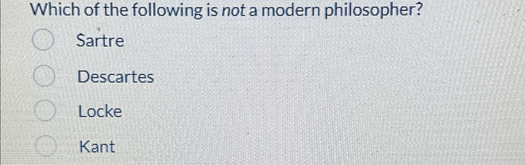 Solved Which of the following is not a modern | Chegg.com