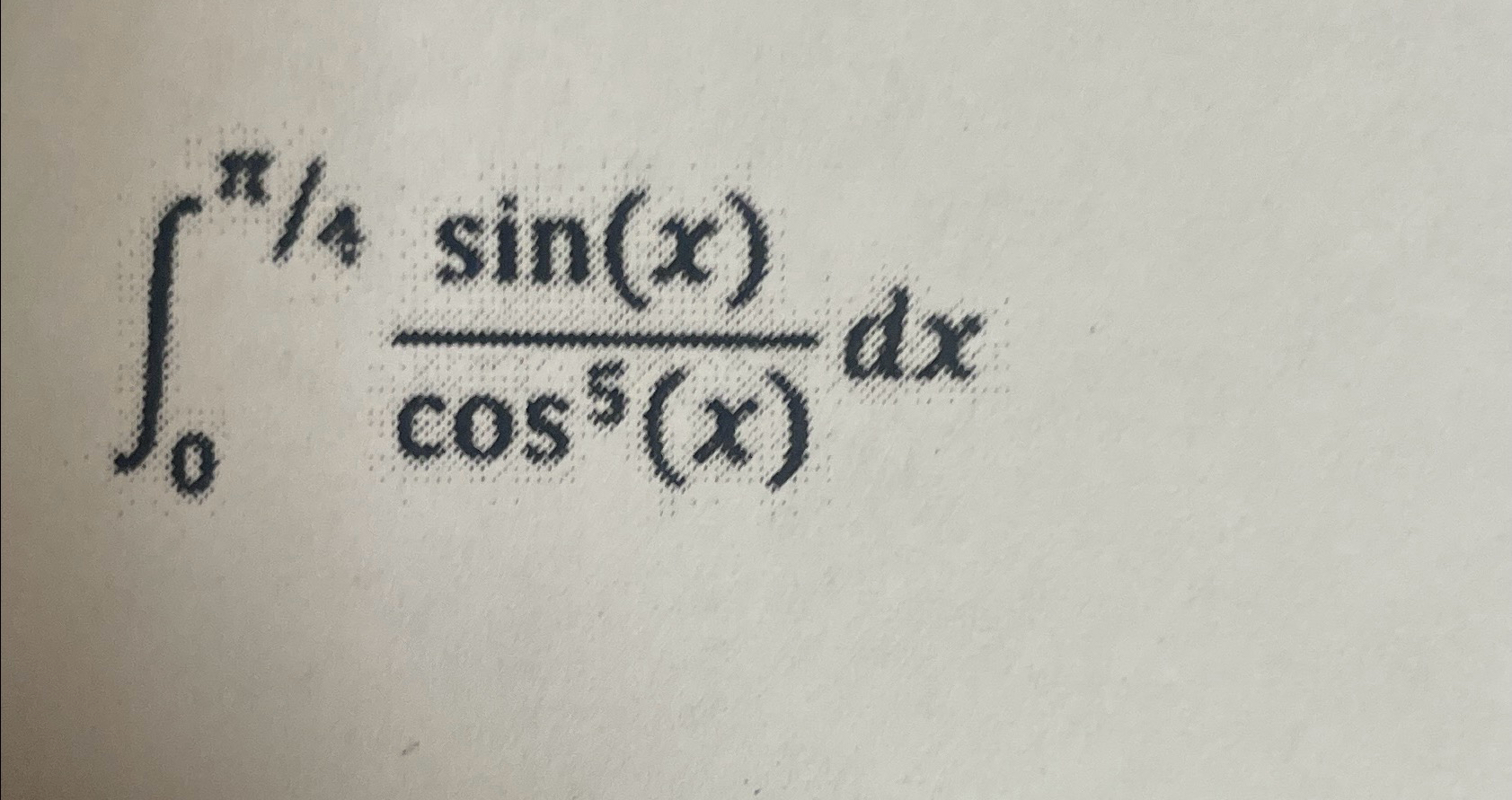 Solved ∫0π4sin(x)cos5(x)dxEvaluate the integral using | Chegg.com