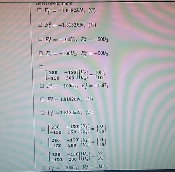 Solved Consider the system of linear elastic springs as | Chegg.com